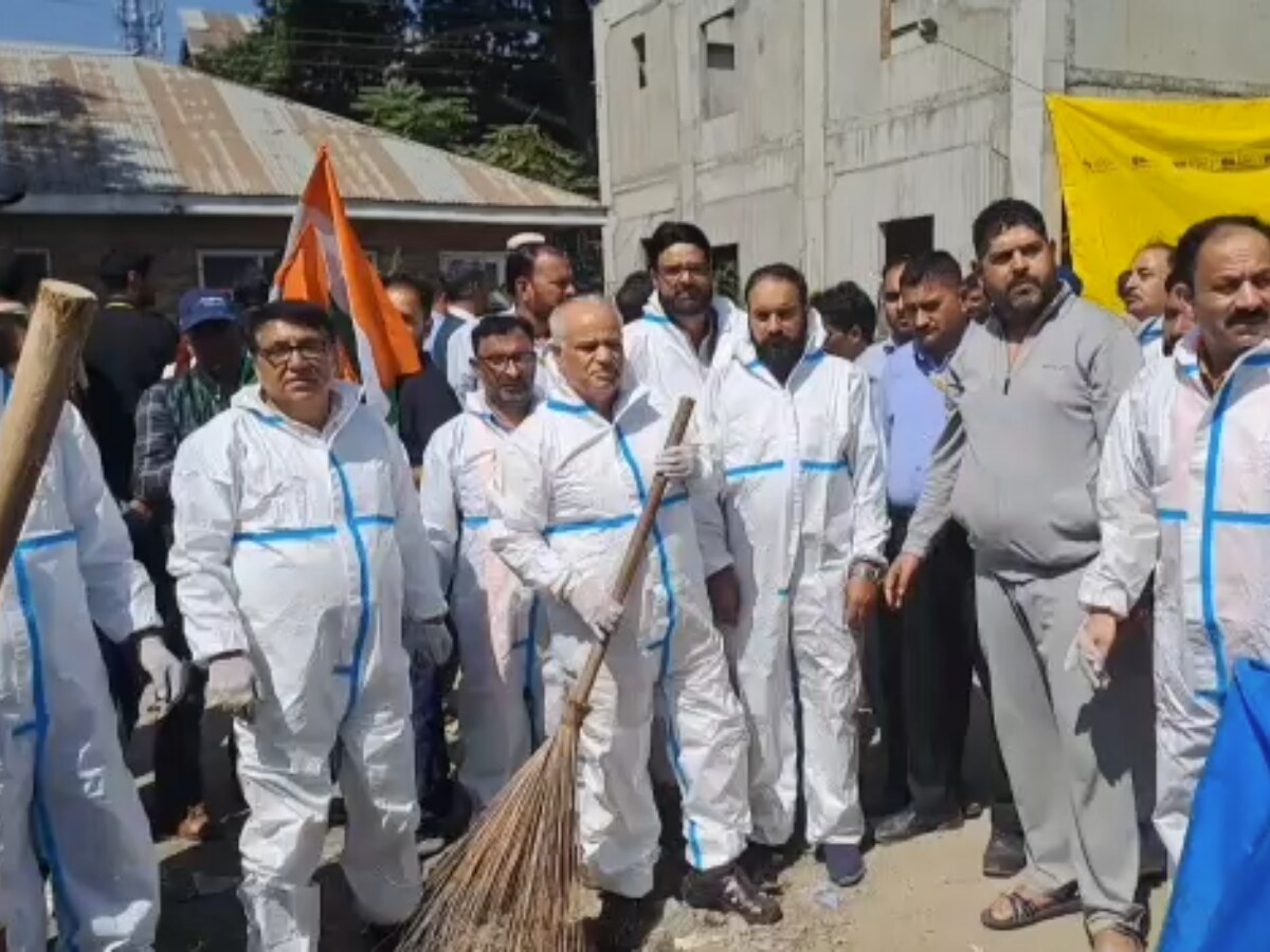 seva parv 2025 : अनंतनाग में bjp का स्वच्छता अभियान, अशोक कौल और सीनियर ...